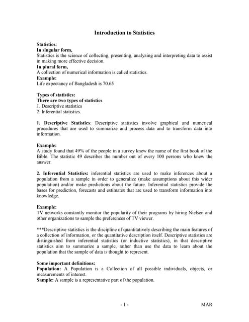 Lecture 1 Introduction to Social Statistics.pdf | Science