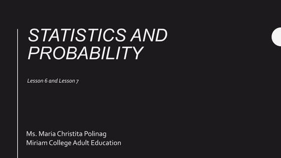 Lesson 5 data presentation | PPT