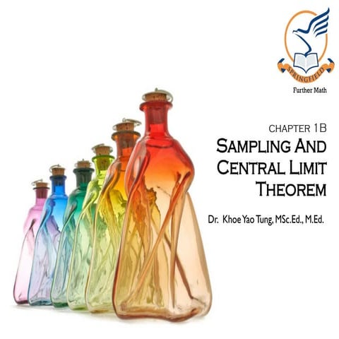 Sampling And Central Limit Theorem 18 01 23 New Pptx