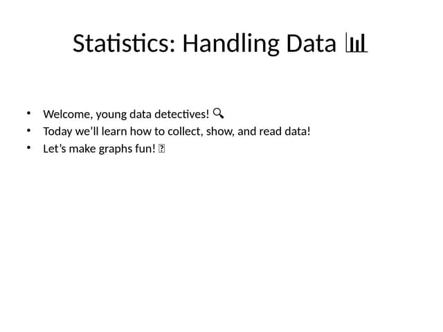 Data handling Presentation with solved examples | PPTX