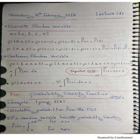 Statistics ii lecture_notes_Amr Ahmed | PDF