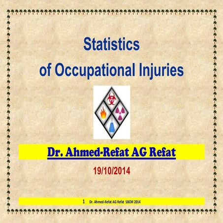 Statistics of occupational accidents | PPT