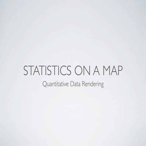 Statistics on a Map | KEY