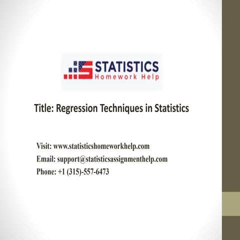 Regression Techniques in Statistics.pptx
