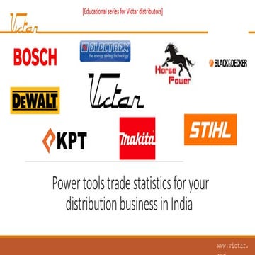 Power tools trade statistics for your distribution business in India | PDF