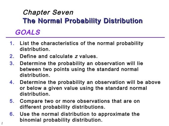 Normal distribution | PPTX