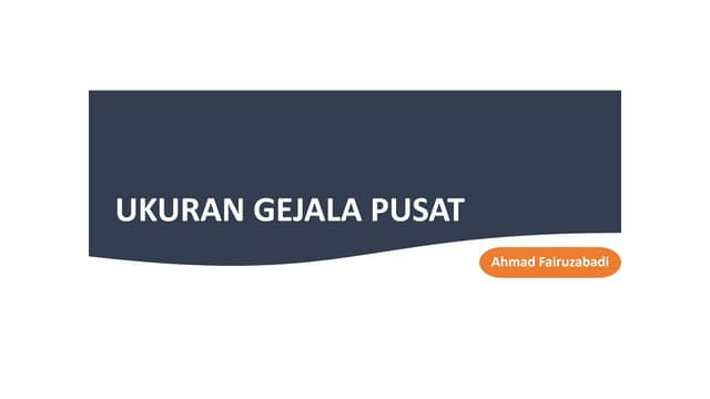 STATISTIKA - 4: Ukuran Pemusatan Data: Range, Variansi, dan Standar ...