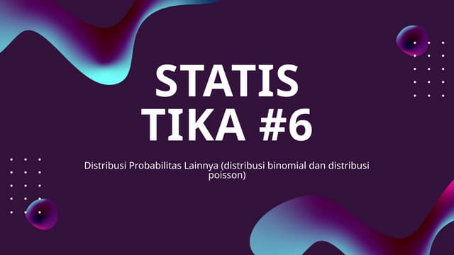 STATISTIKA - 4: Ukuran Pemusatan Data: Range, Variansi, dan Standar ...