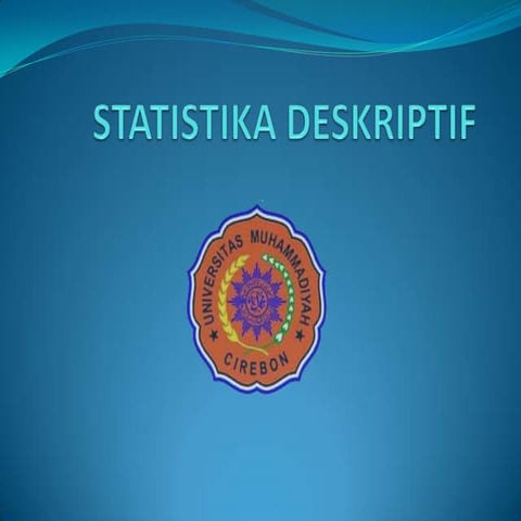 Statistika deskriptif | PPTX