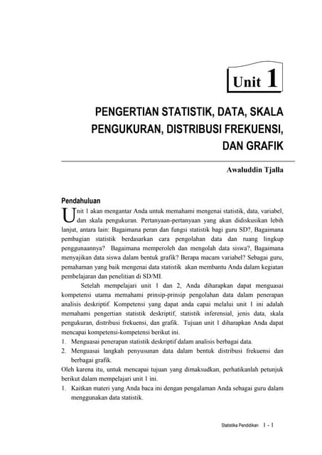 Makalah statistika | PDF