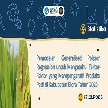 Pemodelan Generalized Poisson Regression untuk Mengetahui Faktor- Faktor yang Mempengaruhi ...