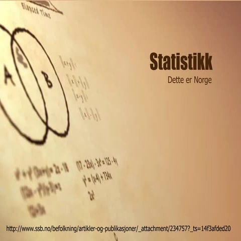 Statistikk | PDF