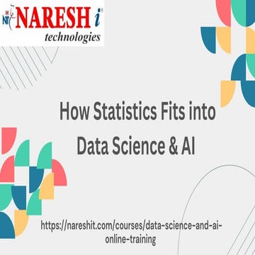 How Statistics Fits into Data Science & AI | PPT