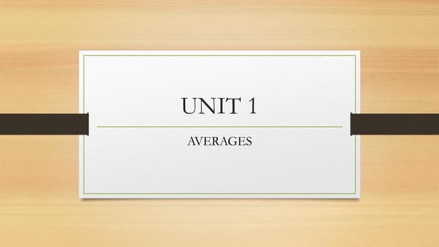 Theory of errors | PPTX