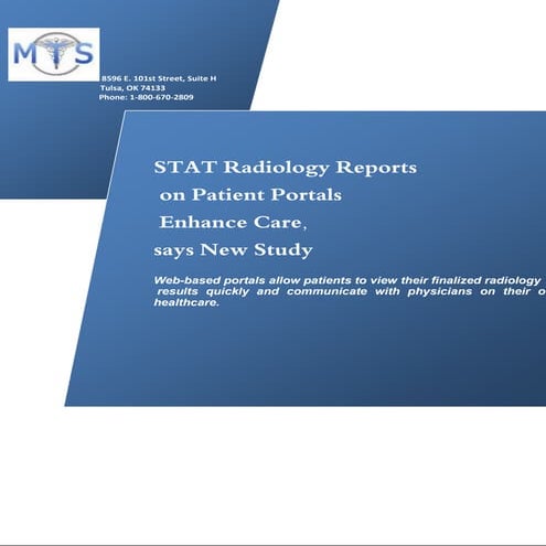 Characteristics of a Good Radiology Report | PPTX