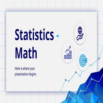 stats and probability a presentation for math default | PPT