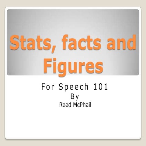 Stats, Facts And Figures Power Point | PPTX