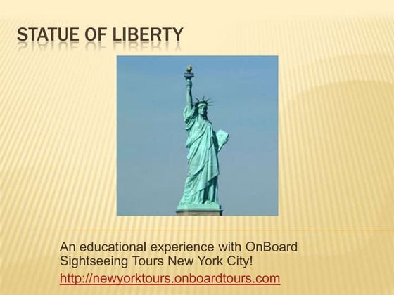 History of the Statue of Liberty (ENGLISH) | PPT