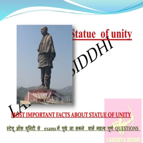 Statue of unity | PPT