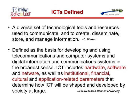 DepED ICT4e Strategic Plan | PPTX