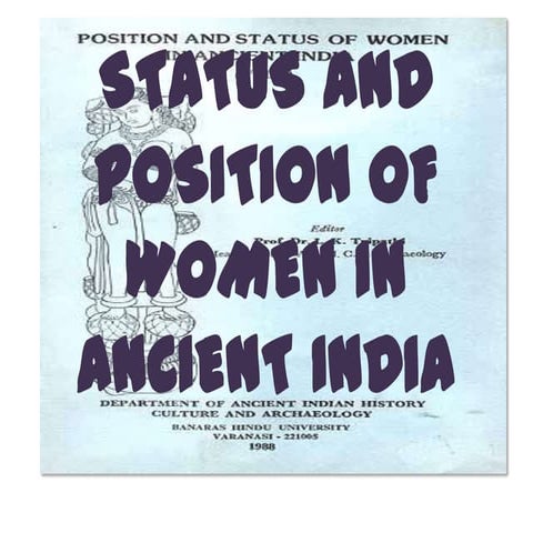 Status and position of Women in ancient India | PPTX