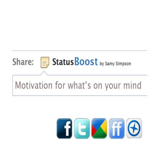 Status boost e book | PPT