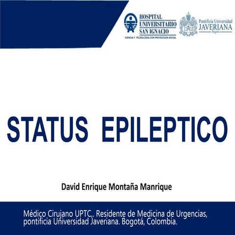 Status convulsivo adultos | PPTX