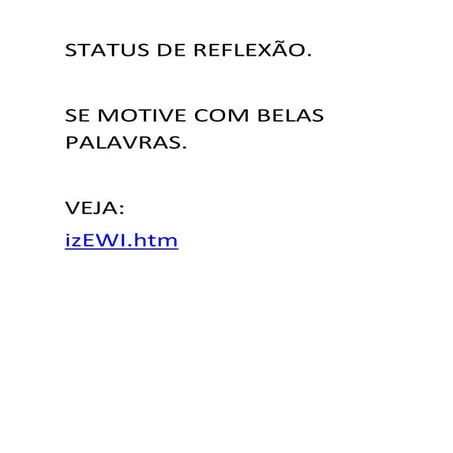 Status de reflexão | PDF