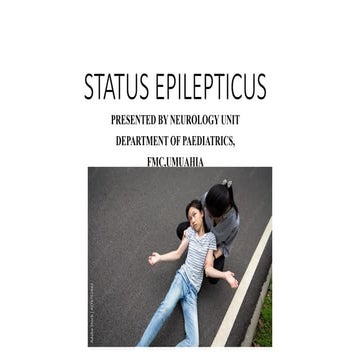 status epilepticus with case summaries and treatment | PPTX