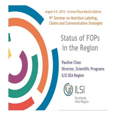 Status of FOPs in the Asian Region_2015 | PDF