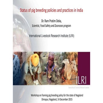 Status of pig breeding policies and practices in India | PPTX