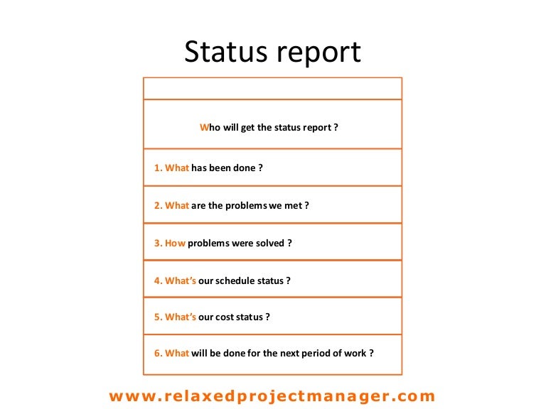 Status Report Status Report