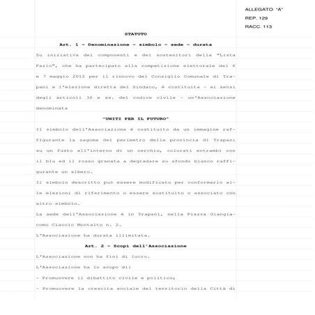 2014 01-25 statuto | DOCX