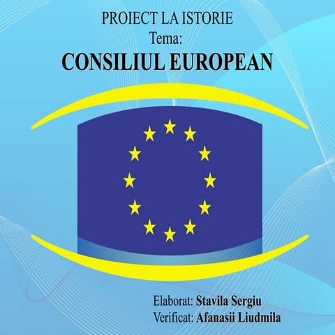 Stavila sergiu - european consilium | PDF