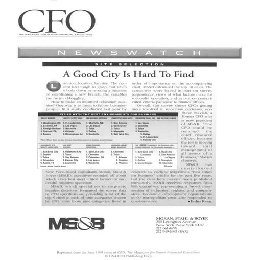 Stavish Cfo Magazine | PDF
