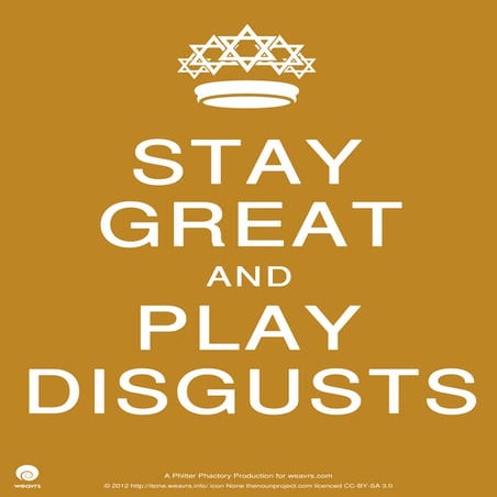 Stay great and play disgust 1293047 | PDF