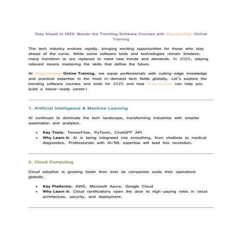 Keep learning, keep growing, and stay relevant in this dynamic tech ...