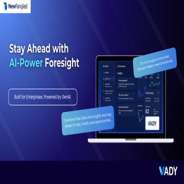VADY Real-Time AI Insights — Automate Dashboards, Reduce Costs & Enable Enterprise-Grade ...
