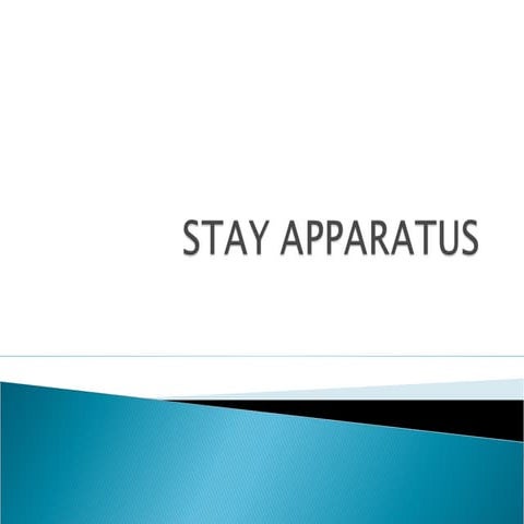 Stay apparatus HORSE | PPT