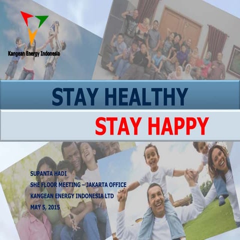 Stay Healthy Stay Happy Pptx