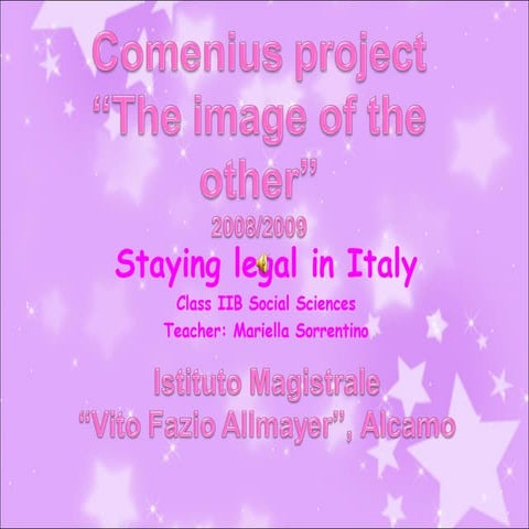 Staying Legal In Italy | PPT