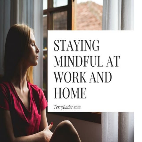Staying Mindful at Work and Home | PDF