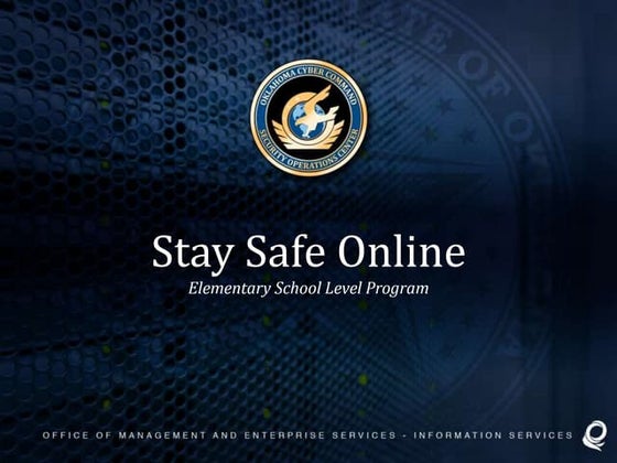 Cyber Security for 5th and 6th Graders | PPTX
