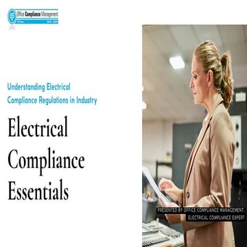 Stay Safe with Electrical Compliance | Office Compliance Management | PDF