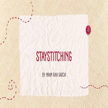 STAYSTITCHING- Assemble garment parts for ladies blouse (TLE_HEDM9 12BL ...