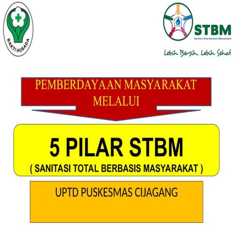 MATERI TENTANG PEMBERDAYAAN LIMA PILAR STBM.pptx