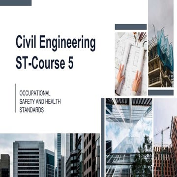 Civil Engineering STCourse-5-report.pptx | Civil Engineering Industry | Industries