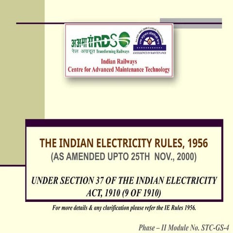 STC-GS-4a2-IE Rules.pptx related to general electrical rules | PPTX