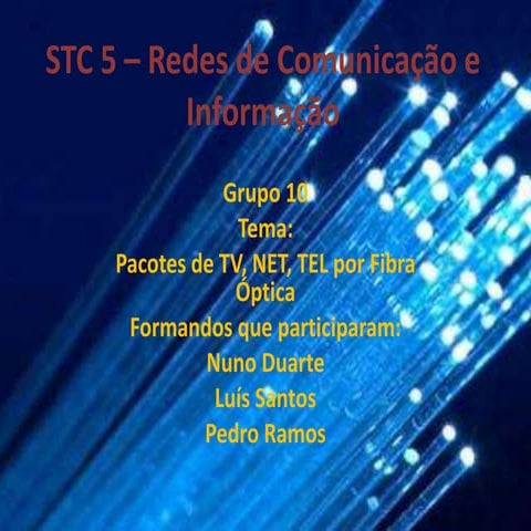 Stc 5 – redes de comunicação e informação1 | PPTX