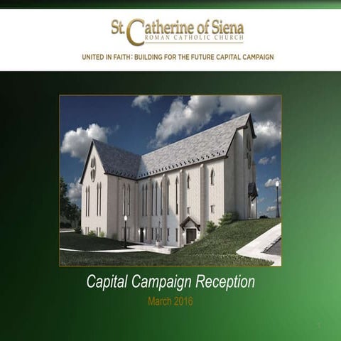 St. Catherine's Capital Campaign Reception | PPT